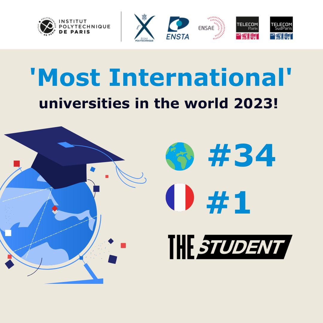 IP Paris is the most international university in France and 34th in the world – THE | Institut ...